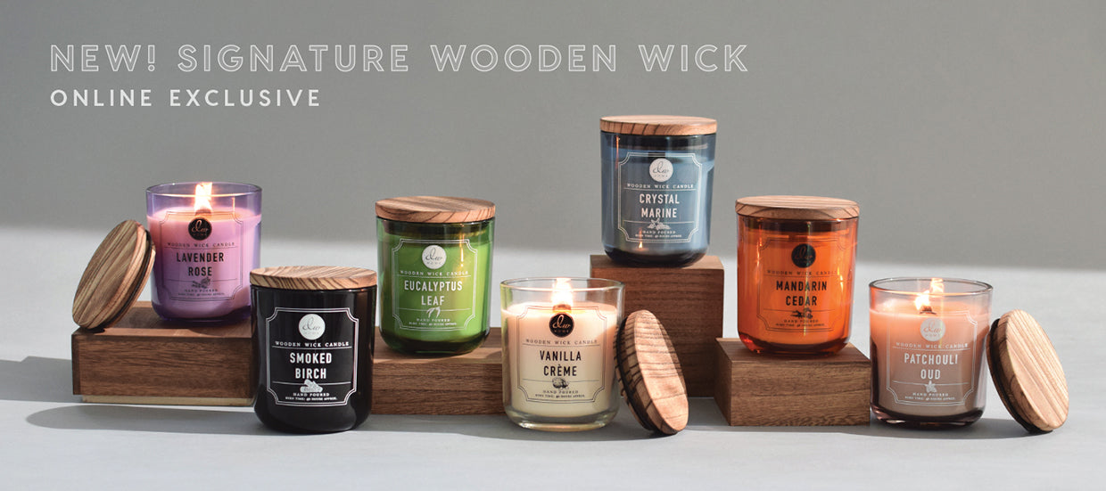 Web Exclusive! Signature Wooden Wick collection – DW Home Candles