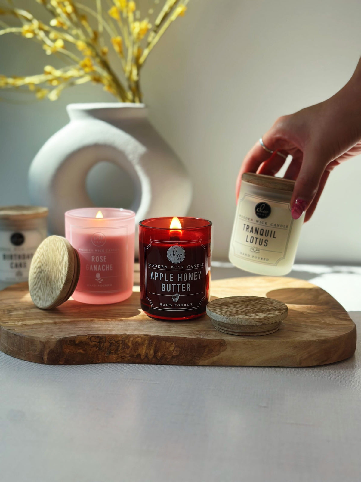 Warm Tobacco Pipe | Wooden Wick Candle - Mini – DW Home Candles